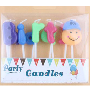 Mini Birthday Boy Candle Set : Helium Balloons Offer in Singapore ...
