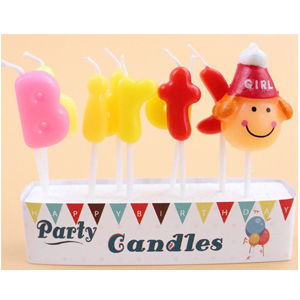 Mini Birthday Girl Candle Set : Free Balloon Delivery in Singapore ...