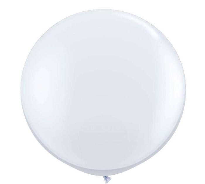 Diamond Clear Jumbo Round Shape Helium Latex Balloon : Free Balloon ...